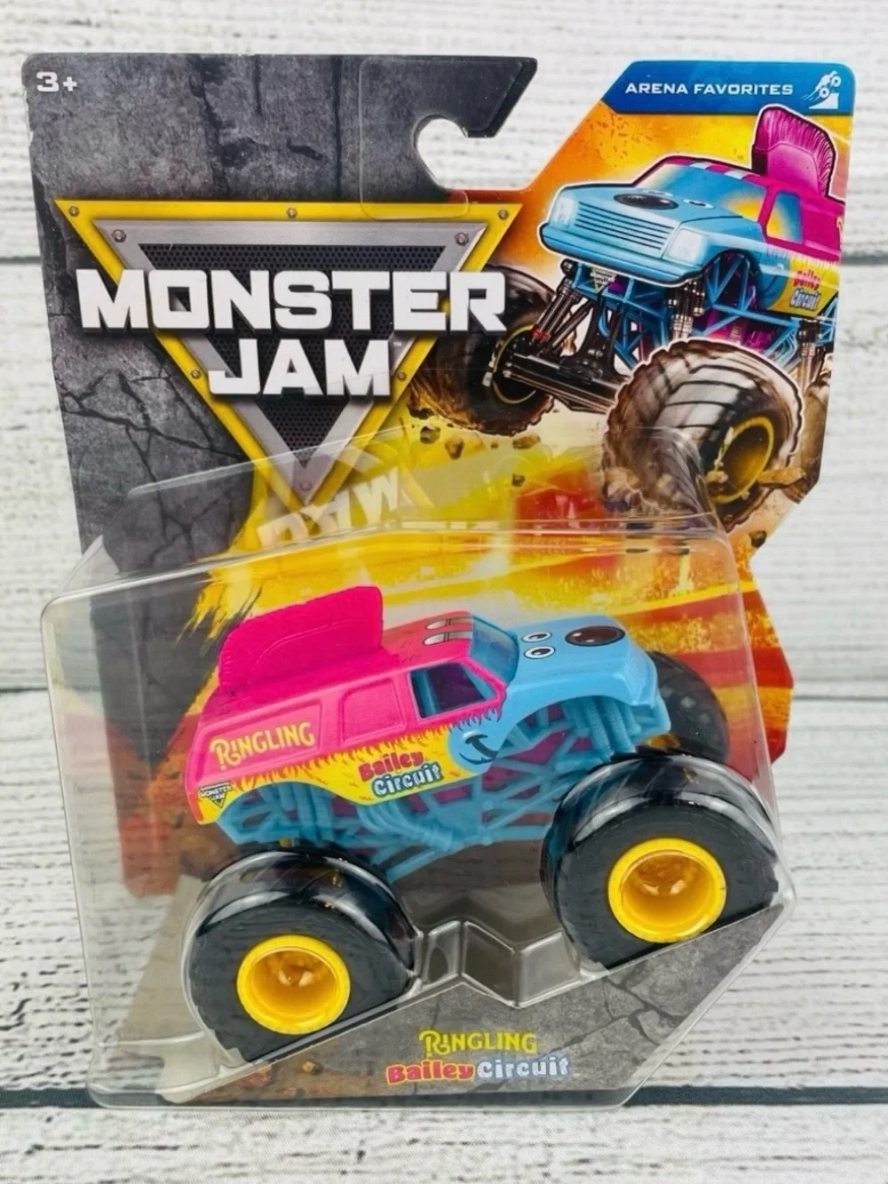 Monster Jam | Toys | Monster Jam Ringling Bailey Circuit 64 Scale ...